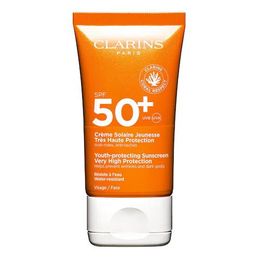 Clarins - Crème Solaire Jeunesse Très Haute Protection Spf 50+ - Sonnenschutz-creme - solaire Protection Cream Spf 50+ 50ml