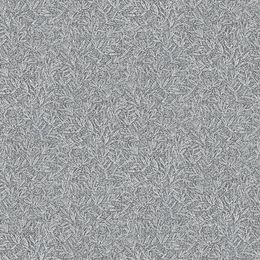 A.S. Création A.s.creations - Blätter Tapete in Grau und Weiß | Moderne Tapete mit kleinen Blumen ideal für Esszimmer und Schlafzimmer | Anthrazit Vliestapete mit
