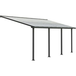 Aluminium Terrassenüberdachung Olympia Anthrazit 300x619x305 cm - Palram-canopia