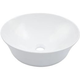 Bonnevie - Waschbecken,Handwaschbecken 41 x 12,5 cm Keramik Weiß vidaXL