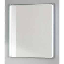 Fackelmann - Spiegel led-line / Wandspiegelelement mit LED-Beleuchtung / Maße (b x h x t): ca. 61 x 67 x 4 cm / hochwertiger Badspiegel / moderner