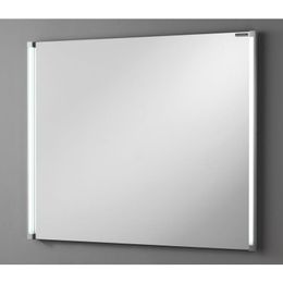 Fackelmann - Spiegel led-line / Wandspiegelelement mit LED-Beleuchtung / Maße (b x h x t): ca. 81 x 67 x 4 cm / hochwertiger Badspiegel / moderner
