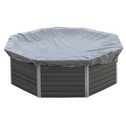 GRE Pool-Abdeckplane 'Winterabdeckung' grau 664 x 386 cm