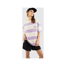 Quiksilver Uni Stripe T-Shirt pastel lilac stripes