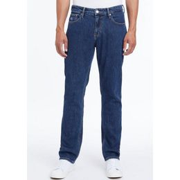 Tommy Jeans Straight-Jeans RYAN RGLR STRGHT mit Tommy Jeans Stitching am Münzfach, blau