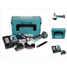 Makita Winkelschleifer DGA 504 RM1J Akku Winkelschleifer 18V 125mm Brushless + 1x Akku 4