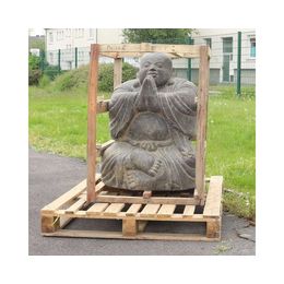 Oriental Galerie Dekofigur China Buddha Figur sitzed Garten Steinfigur 80 cm (1 St)