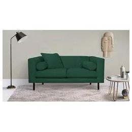 Guido Maria Kretschmer Home & Living 2-Sitzer "Lillibeth", grün, B:155cm H:83cm T:74cm, 100% Polyester, GUIDO MARIA KRETSCHMER HOME & LIVING, Sofas, Zierkissen als Wendekissen, in Samtoptik oder Cord