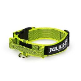Julius K9 JULIUS-K9 Halsband mit Griff 40mm neon gelb