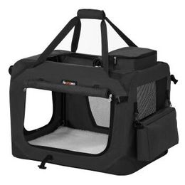 FEANDREA S-XXXL Transportbox Oxford-Gewebe schwarz 60 cm, 42 cm, 42 cm