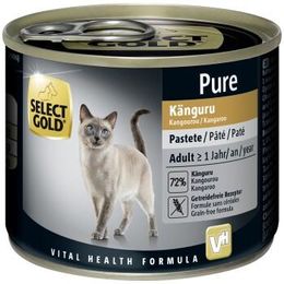 SELECT GOLD Pure Adult Paté Känguru 24x200 g