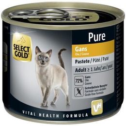 SELECT GOLD Pure Adult Paté Gans 6x200 g