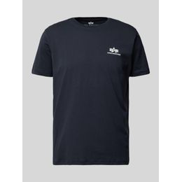 Alpha Industries T-Shirt mit Label-Print Modell 'BASIC'
