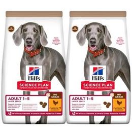 Hill's Hill's Science Plan No Grain Adult Large Breed mit Huhn ohne Getreide 2x14 kg
