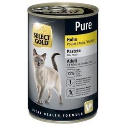 SELECT GOLD Pure Adult Paté Huhn 12x400 g