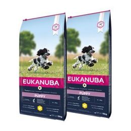 eukanuba Puppy Medium Breed Chicken 2x15 kg