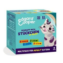Edgard & Cooper Adult Stückchen in Soße Multipack 8x85g