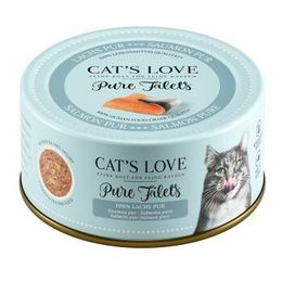 CAT'S LOVE FILET Pur 6x100g Lachs