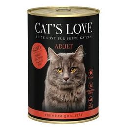 CAT'S LOVE Adult 6x400g Rind pur