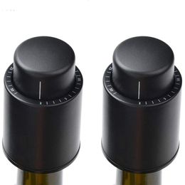 RefinedFlare Flaschenverschluss 2er-Pack wiederverwendbare Weinsparer mit Zeitstempel