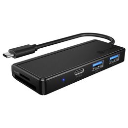 ICY BOX Laptop-Dockingstation ICY BOX USB-C® Mini-Dockingstation IB-HUB1423CR-C3 Passend für Marke: