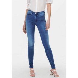 Only Skinny-fit-Jeans ONLROYAL LIFE HW SK DNM, blau