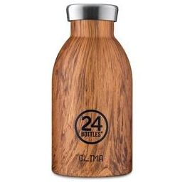 24Bottles® Clima Bottle Deep Nature 330ml Sequoia Wood