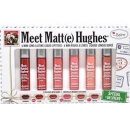 The Balm Lippen Lipstick MeetMatteHughes Special Delivery Adoring 1,2 ml + Calm 1,2 ml + Charming 1,2 ml + Ambitious 1,2 ml + Patient 1,2 ml + Brave 1,2 ml