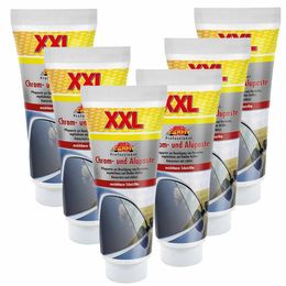 Carfit XXL Chrom- und Alupaste 240 ml - 6er-Set