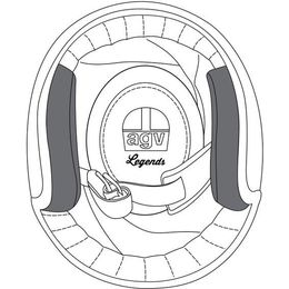 AGV X70, Wangenpolster