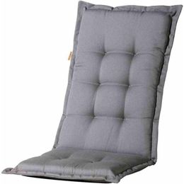 Allibert - Panama grau, Auflage zu Sessel hoch 50% Baumwolle / 45% Polyester