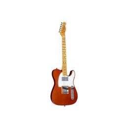 Fender E-Gitarre, Postmodern Telecaster Journeyman Faded Aged Candy Tangerine