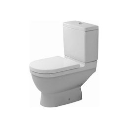 Stand wc Kombi Starck 3 65,5cm, Abgang senkrecht, weiss, Farbe: Weiß mit Wondergliss - 01260100001 - Duravit
