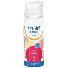 Fresenius Frebini Energy Drink Erdbeere Trinkflasche 4X200 ml