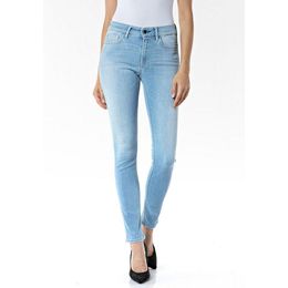 Replay Skinny-fit-Jeans Luzien Powerstretch mit dezenten Used-Effekten, blau
