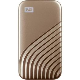 Western Digital WD My Passport 500 GB Externe SSD-Festplatte 6.35 cm (2.5 Zoll) USB-C® Gold WDBAGF5000AGD-WESN
