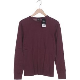 BOSS Orange Herren Pullover, bordeaux, Gr. 48