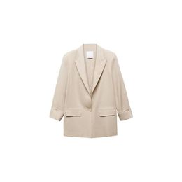 Mango Blazer 'Eleli' female Beige size XL