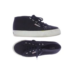 Superga Damen Sneakers, schwarz, Gr. 36