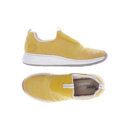 Rieker Damen Sneakers, gelb, Gr. 38