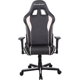 DXRacer Gaming-Stuhl "OH-PG08-NW" Stühle Gr. B/H/T: 70 cm x 136 cm x 46 cm, Kunstleder, schwarz-weiß (schwarz, weiß) Gamingstühle