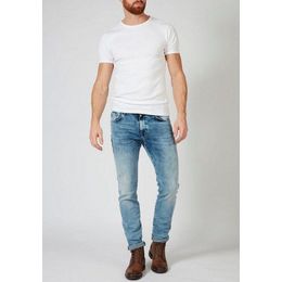 PETROL INDUSTRIES Slim-fit-Jeans SEAHAM VTG, blau