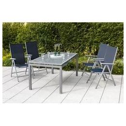 Gartensessel klappbar Amalfi Metall/Textil