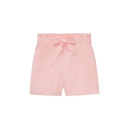 Tom Tailor Denim Damen Paperbag-Shorts mit TENCEL(TM) Lyocell, rosa, Gr. XL