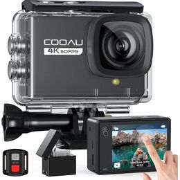 COOAU Action Cam 4K WiFi 24MP Touchscreen 40M Unterwasserkamera Action Cam (4K 24MP
