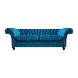 JVmoebel Chesterfield-Sofa Textil Sofa Viersitzer Couch Einrichtung Sitz Möbel Chesterfield