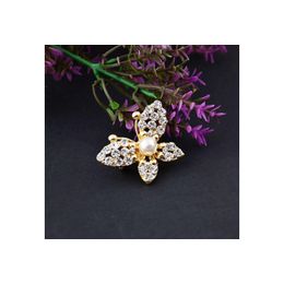 AUKUU Brosche Exquisite Exquisite kleine Schmetterlingsbrosche besetzt mit