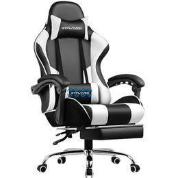 GTPLAYER Gaming-Stuhl Bürostuhl mit Massagefunktion