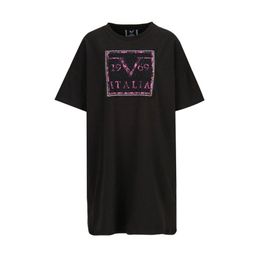 19V69 Italia by Versace Shirtkleid DYLAN Lässiges Damen Shirtkleid mit pinkem Barock-Print (XS-XXL)