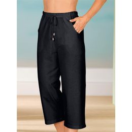 Heine Damen Caprihose, Blau, Gr. 54, Jogginghosen, Material: Baumwolle